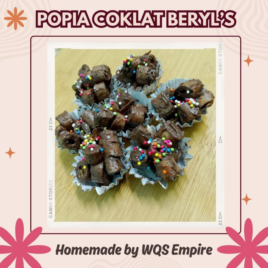 POPIA COKLAT GULUNG VIRAL BERYL'S RANGUP / CRUNCHY HOME MADE BY WQS ...