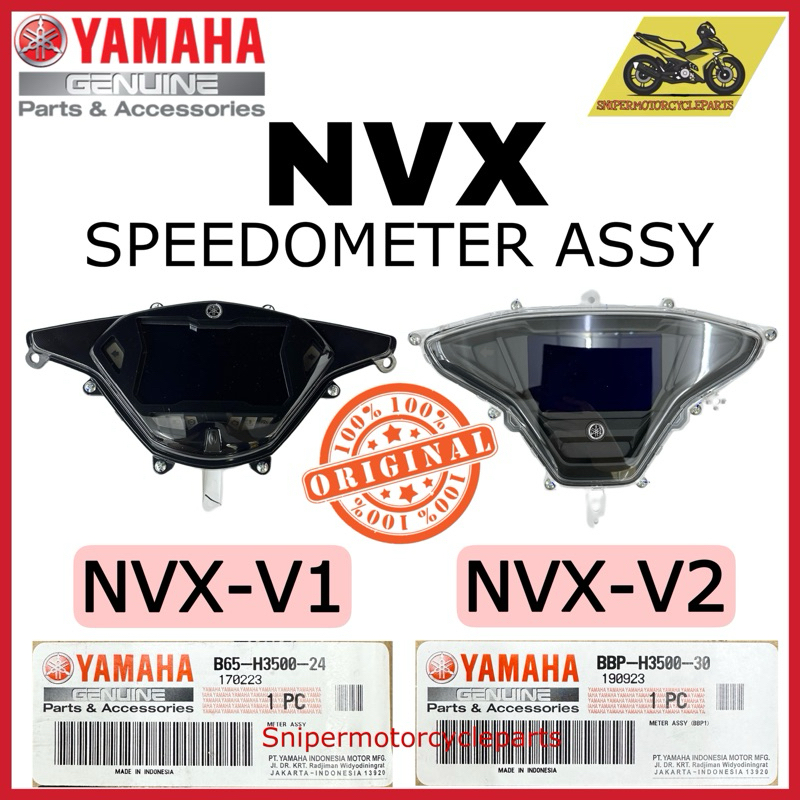 [100% ORI] NVX V1 V2 [ NON ABS ] DIGITAL SPEEDOMETER METER ASSY B65 ...