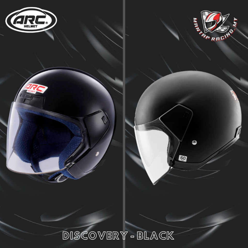100% Original ARC Discovery Helmet (Open Face Helmet) Topi Keledar ARC ...