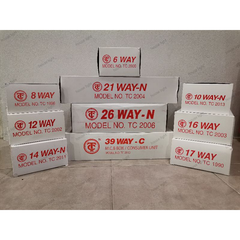 TC Surface PVC MCB DB box/6way to 39way Consumer unit/consumer box ...