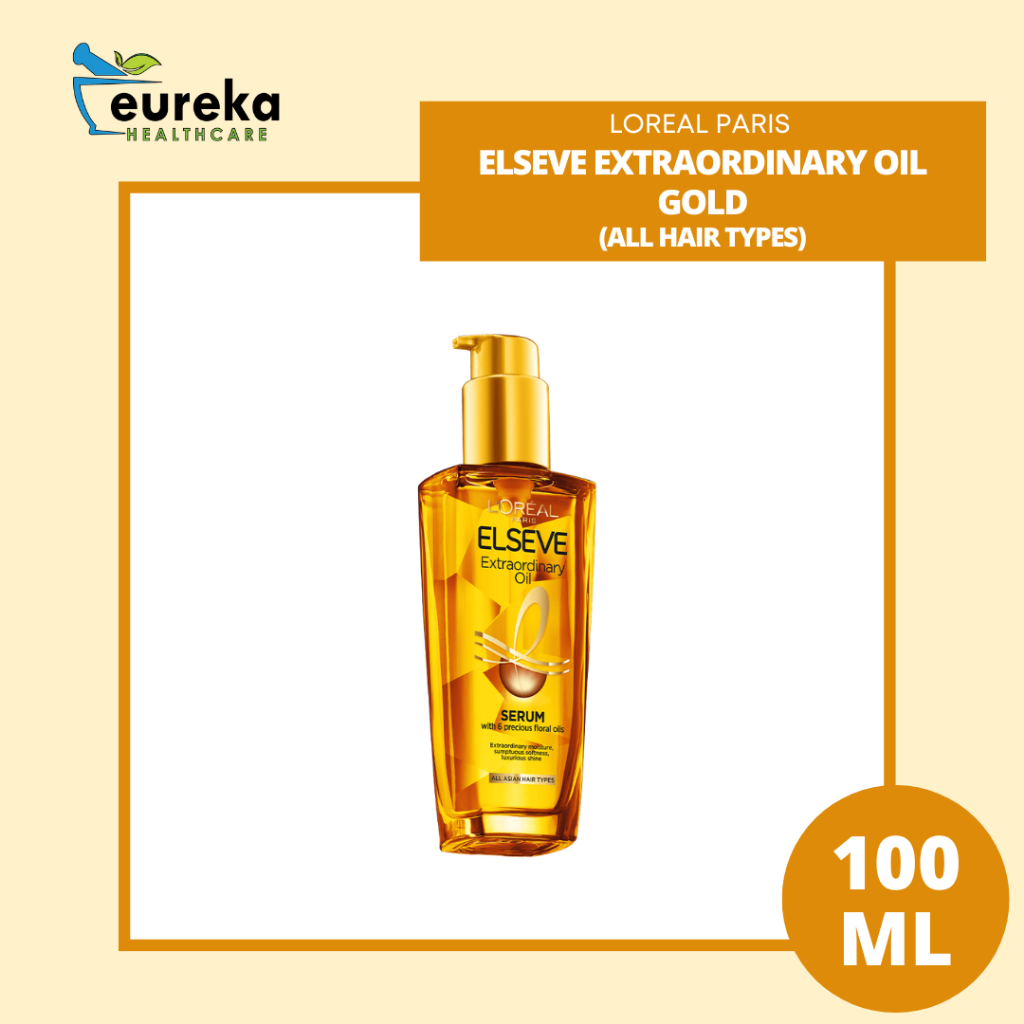 LOREAL PARIS ELSEVE EXTRAORDINARY OIL GOLD (ALL HAIR TYPES) | Shopee ...