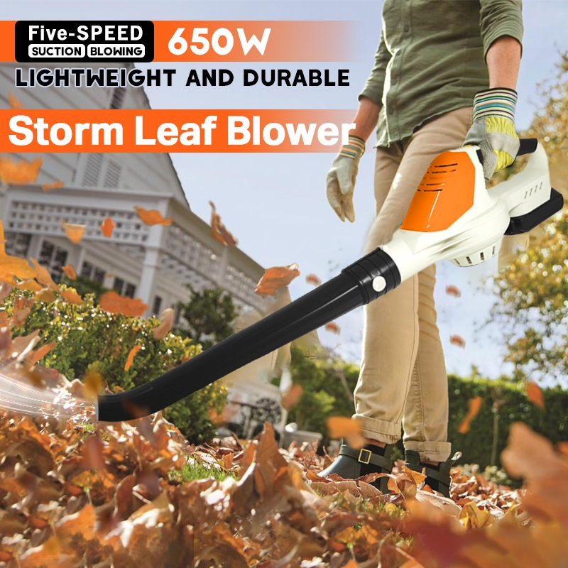 5-speed adjustable electric hand-held blower cordless battery portable ...