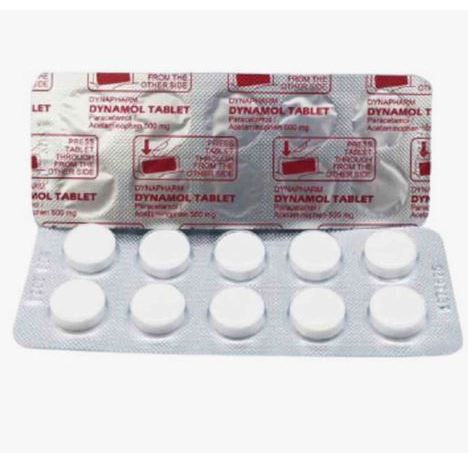 DYNAMOL PARACETAMOL 500MG [10 TABLETS] EXPIRY 2027/09 | Shopee Malaysia