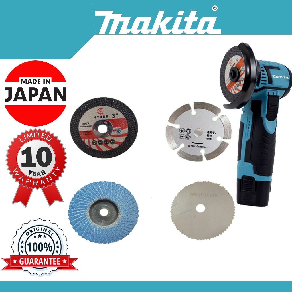 Japan Mini Grinder Rechargeable Lithium Battery Portable Cordless Angle ...