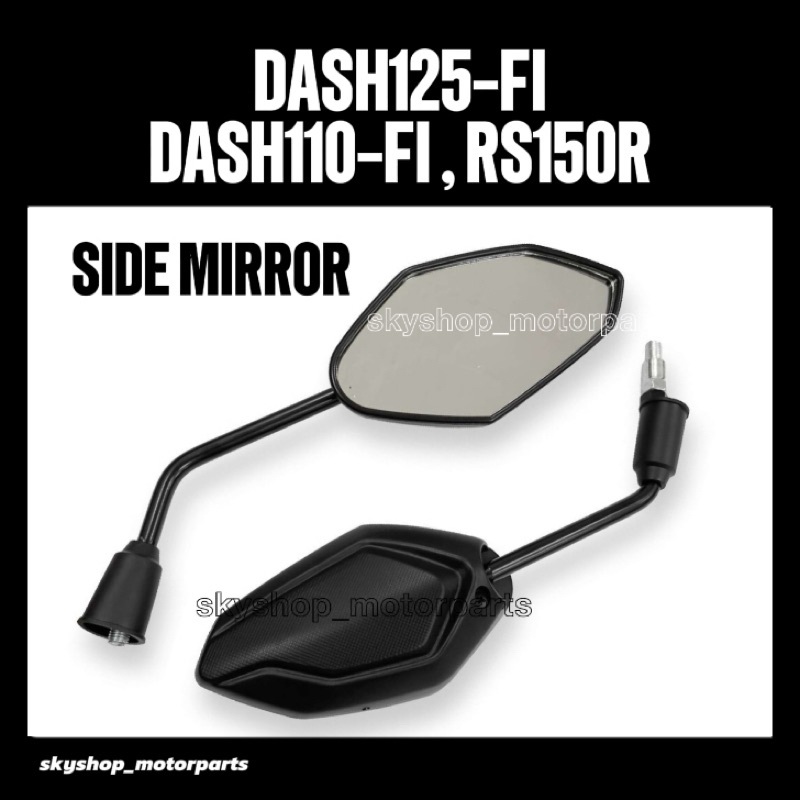 HONDA DASH125-FI / DASH110 FI / RS150R SIDE MIRROR R/L // BACK MIRROR ...