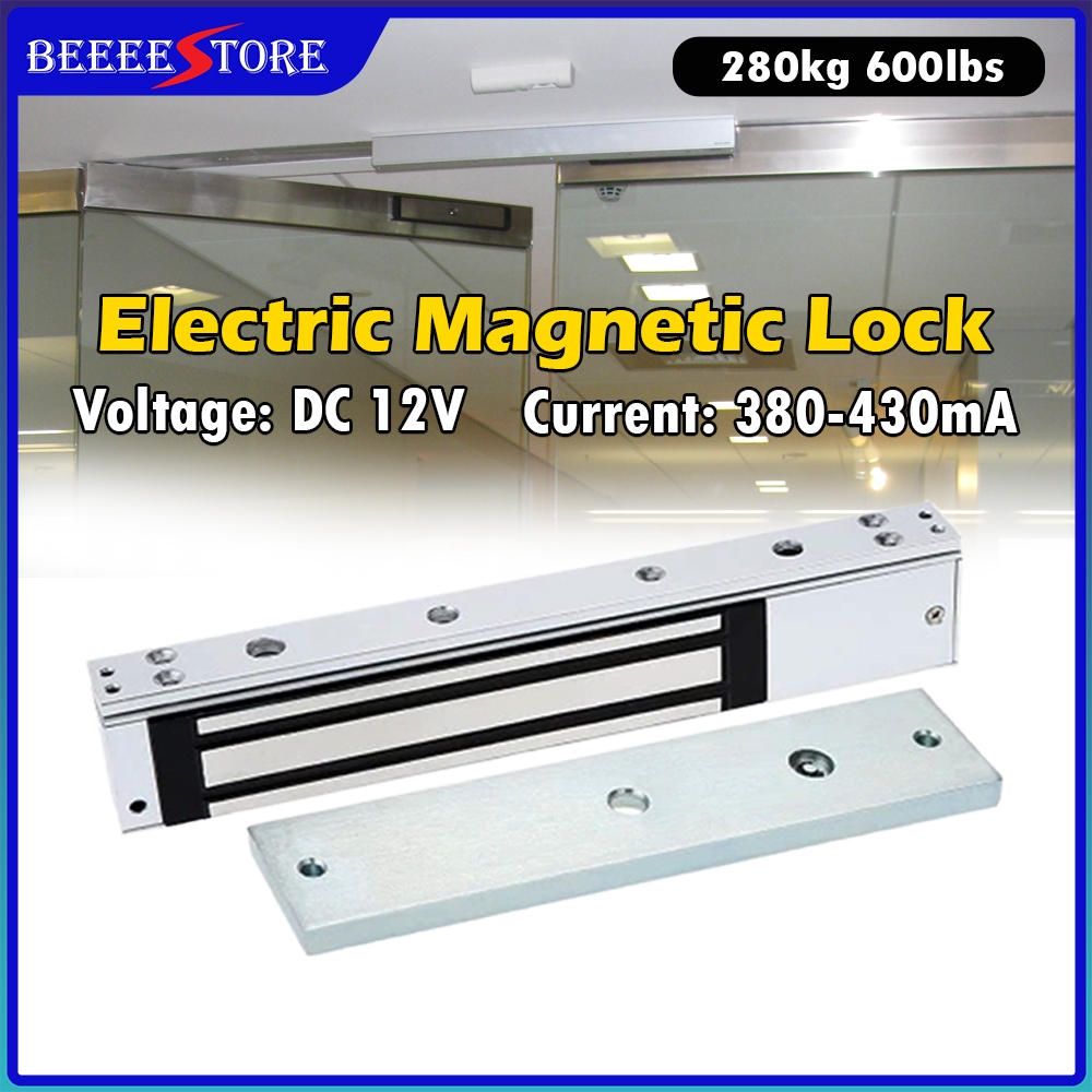 EM LOCK ( CHINA ) 280KG 600lbs Electric Magnetic Lock DC 12V Single ...