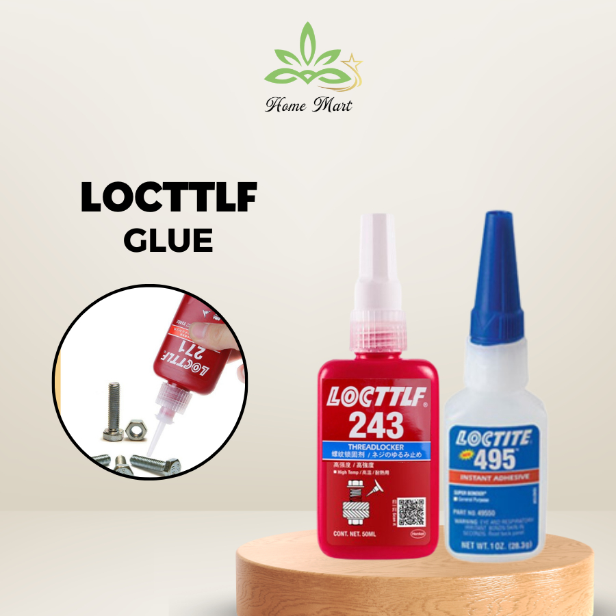 LOCTTLF Thread Locker Glue 50ml 243 495 Metal Screw Adhesive Anaerobic ...