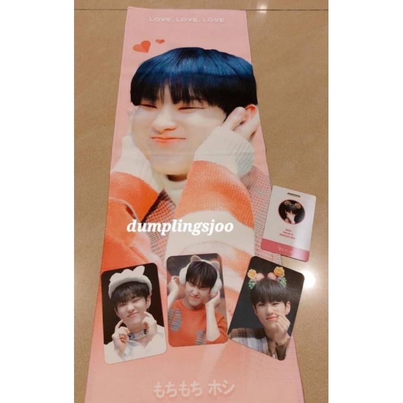 SEVENTEEN Banner Hoshi, 3 Photocards & 1 QR Code Gif Card | Shopee Malaysia