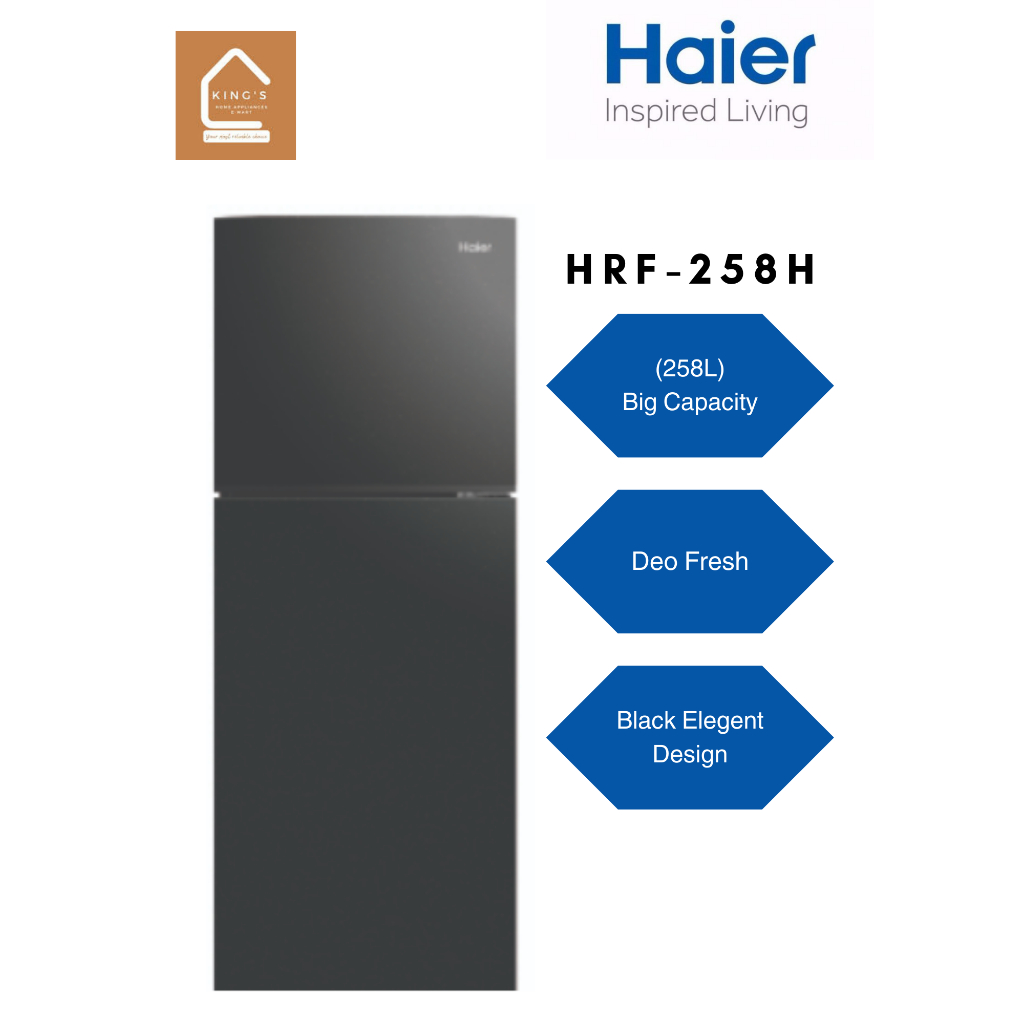 Haier 2-Door Refrigerator (258L) HRF-258H | Shopee Malaysia