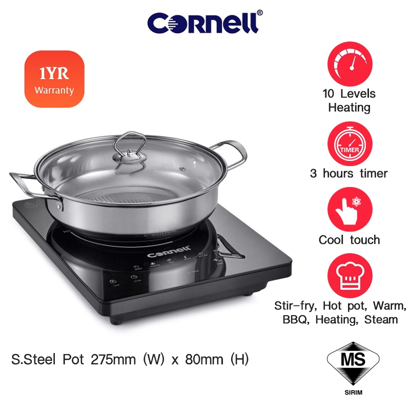 [Fast Delivery]Cornell for Multi Pot Ceramic Cooker (Free Stainless ...