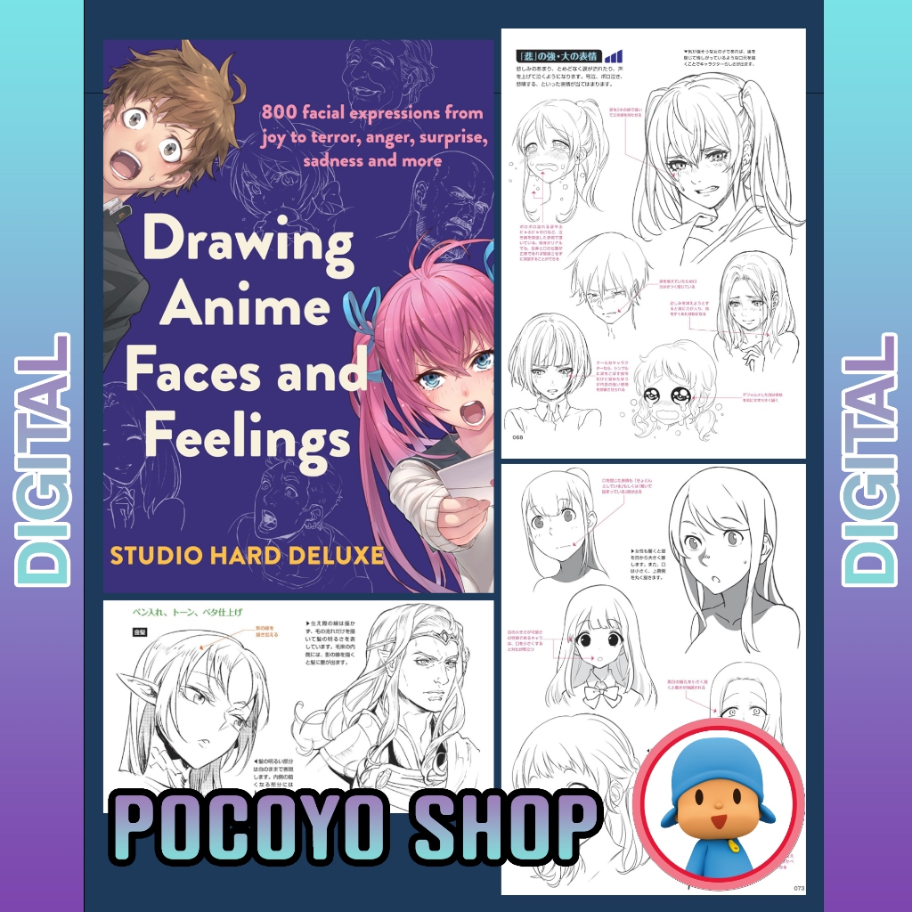[𝐈𝐍𝐒𝐓𝐀𝐍𝐓] HOW TO DRAW OVERFLOW FACIAL EXPRESSIONS OF A CHARACTER ...