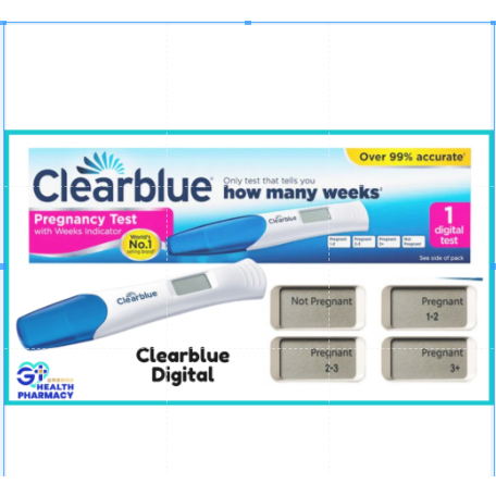 ClearBlue Digital Pregnancy Test 1's (UPT Test) | Shopee Malaysia