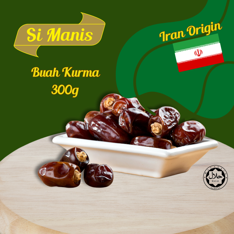 Simanis Buah Kurma dari Iran 300g | Shopee Malaysia