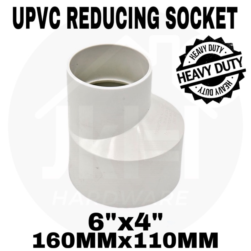 (HEAVY DUTY) 6"x4" UPVC REDUCING SOCKET 160MMX110MM upvc reducing ...