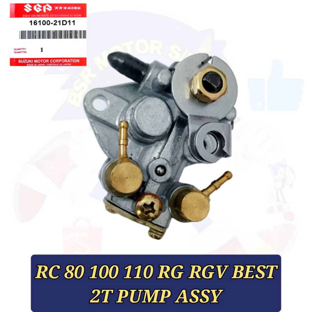 SGP SUZUKI RG RGV RC 80 100 110 RG110 RG SPORT RGS RC110 RC80 RC100 RGV120 2T OIL MINYAK PUMP ...