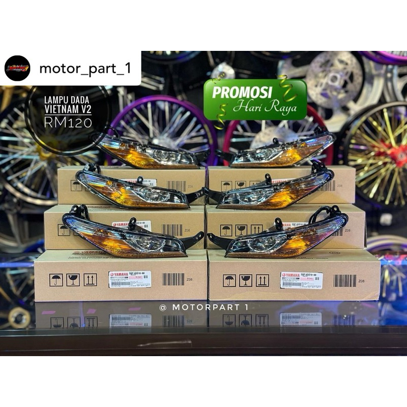 LAMPU DADA LC 135 V2 ORIGINAL VIETNAM 🇻🇳 OREN/RED READY STOCK🔥 | Shopee ...