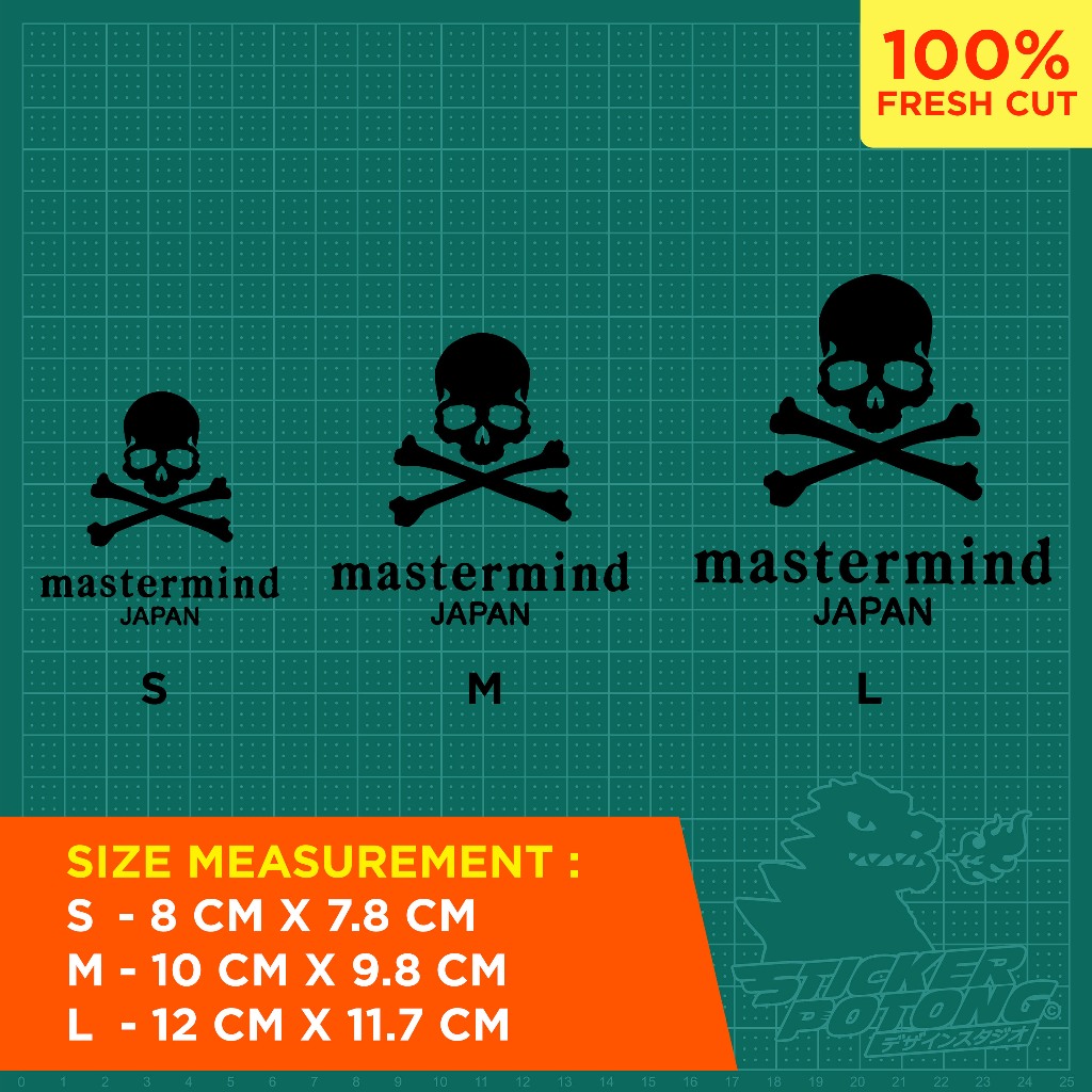 STICKER MASTERMIND JAPAN / LOVE&PEACE (STICKER POTONG) | Shopee Malaysia
