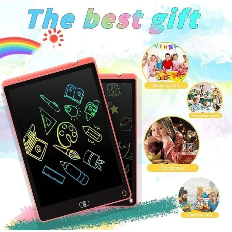 LCD writing tablet 8.5 inch writing drawing digital notepad pen ...
