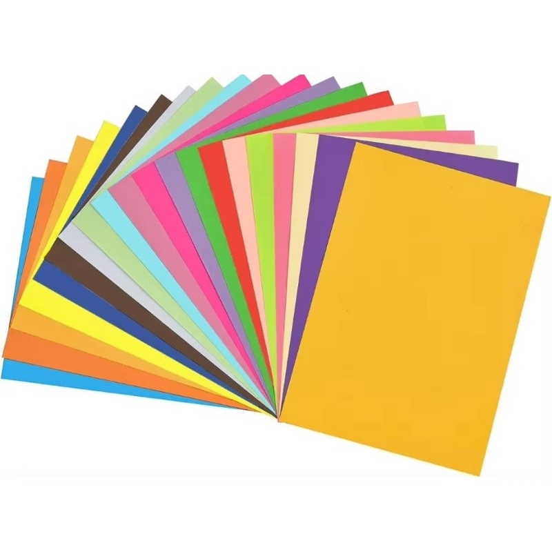 Multicolour Paper A4 Size 65GSM (100 Sheets per Pack) | Shopee Malaysia