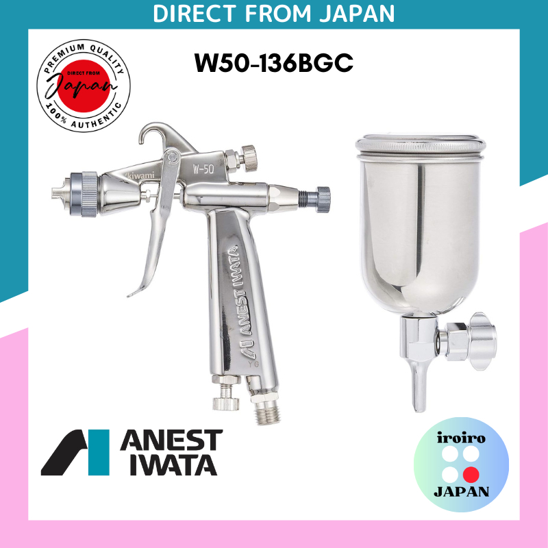 Anest Iwata W50-136BGC Spray Gun Kiwami Mini with Cup W50136BGC | Shopee Malaysia