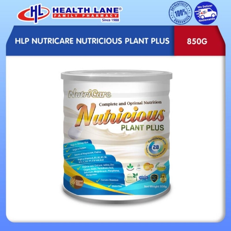 Nutricare Nutricious Plant Plus 850G | Shopee Malaysia
