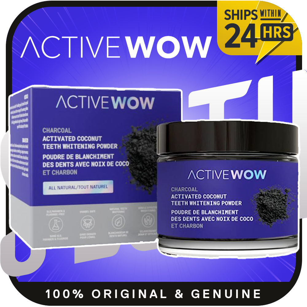 Active Wow Activated Coconut Charcoal Powder, Whitening, Charcoal ...