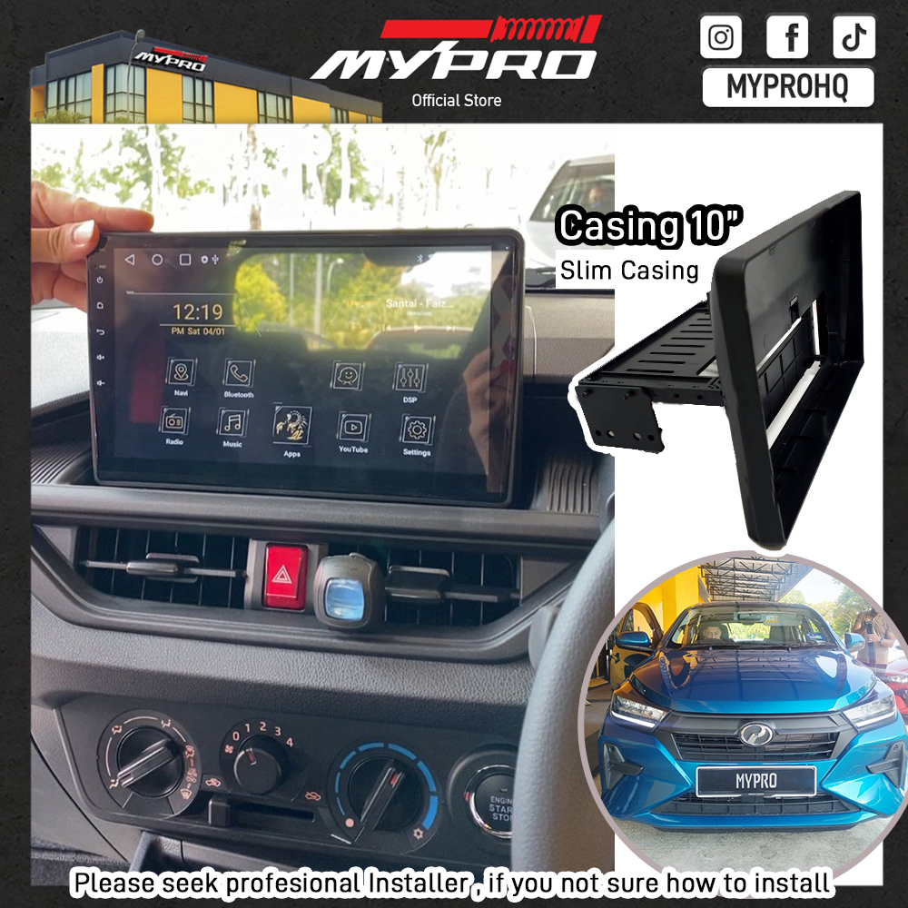 Android 🔥Perodua Axia 2023+ Android Player 【Free Camera】10" Slim Casing ...