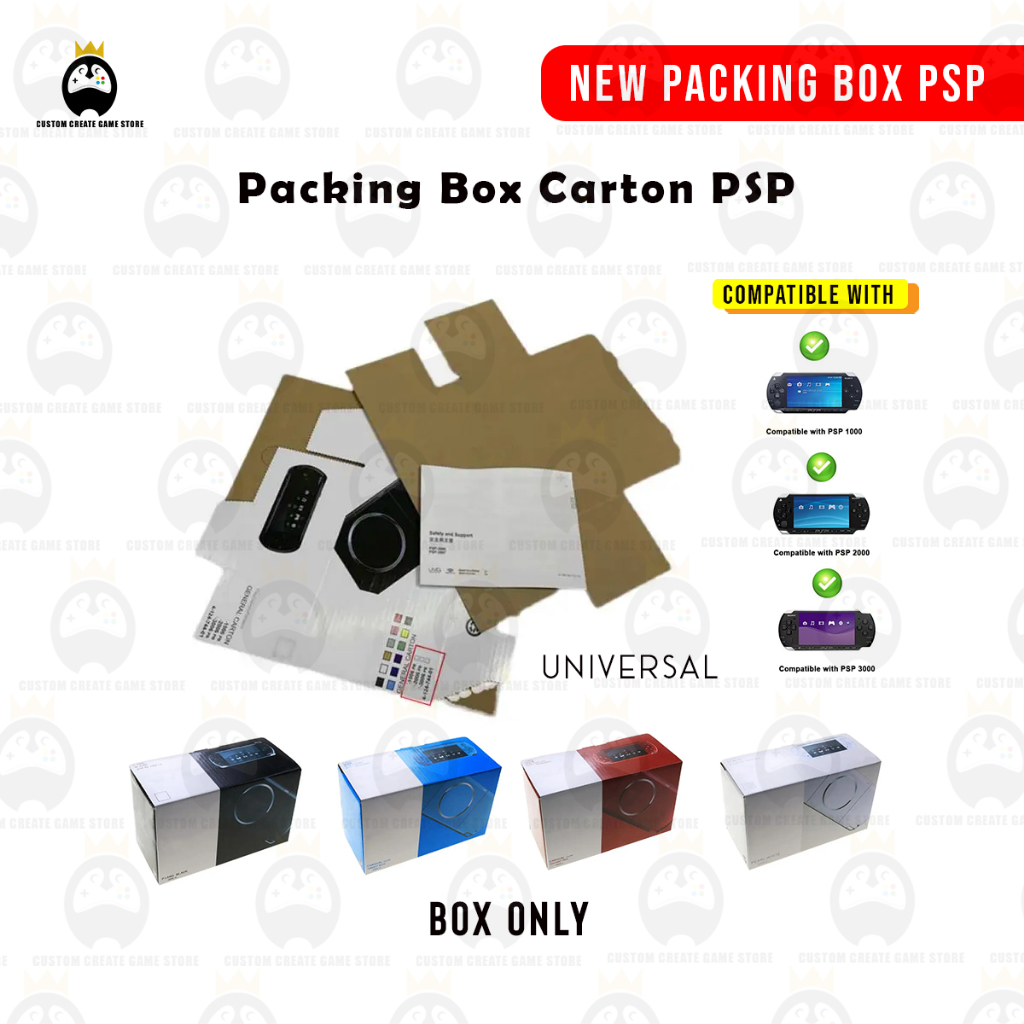 SONY PSP New Packing Box Carton for PSP 1000/2000/3000 Game Console ...