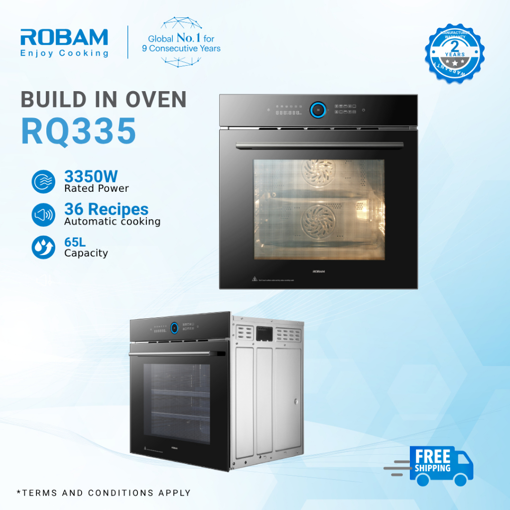 ROBAM Double Cavity Built-In Oven (65L) RQ335 | Shopee Malaysia