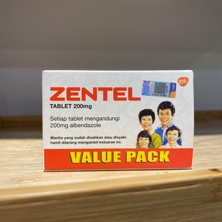 Zentel Tablet 200mg (2 Tablets) Value Pack | Shopee Malaysia