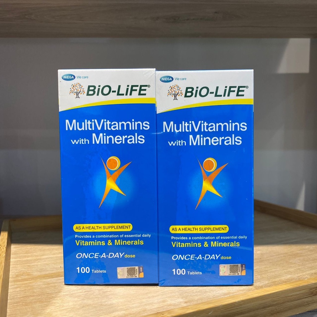 Bio-Life MultiVitamins with Minerals 100 tablets | Shopee Malaysia