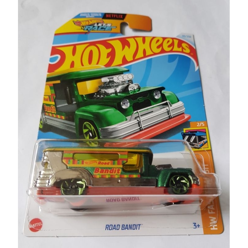 Hotwheels Road Bandit Metallic Green Case H 2024 | Shopee Malaysia
