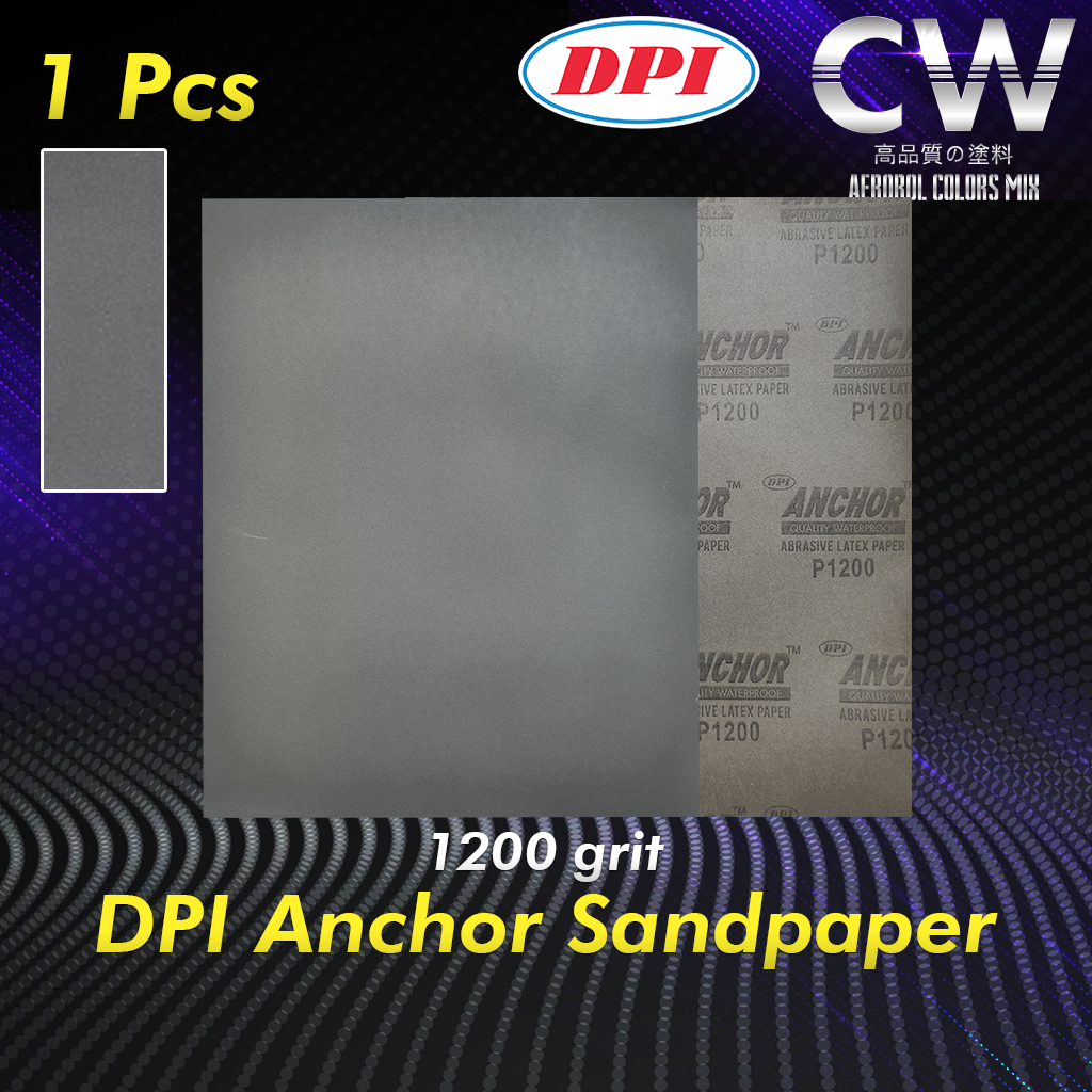 [ ANCHOR DPI SAND PAPER 80-1500 ] READY STOCK 👍 Ketas Pasir Gosok Body ...