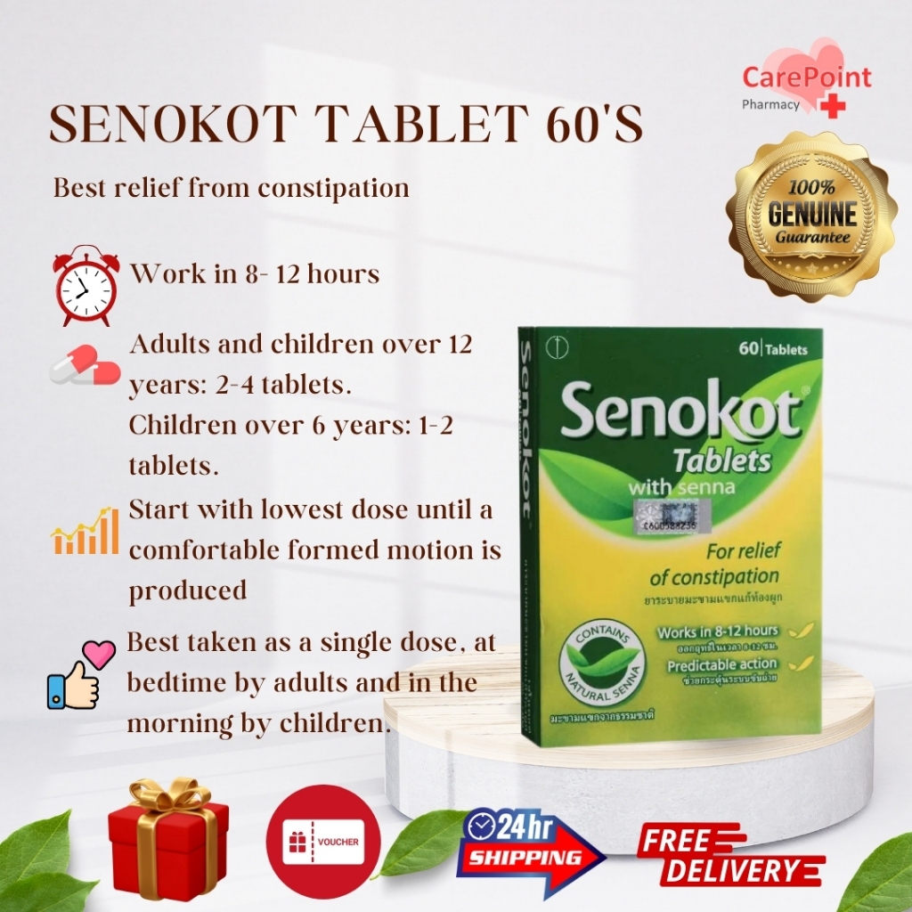 Senokot tablets (60's) | Shopee Malaysia
