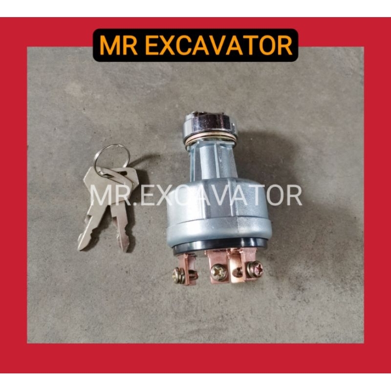 Kobelco SK SK100 SK120 SK200 Excavator Ignition Switch Key Switch Kunci ...