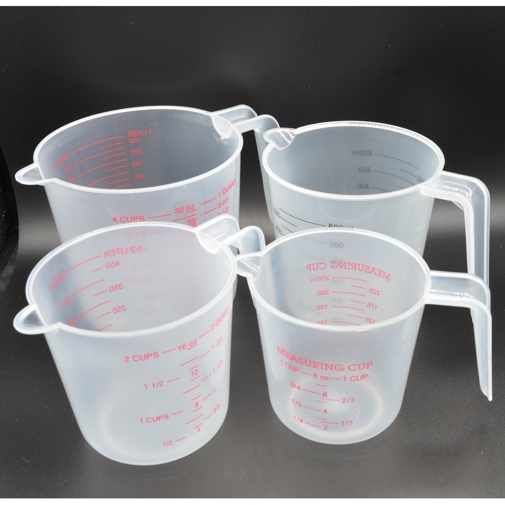 Measuring Cup with Handle Kitchen Measuring Jug 250ml 500ml 1000ml ...