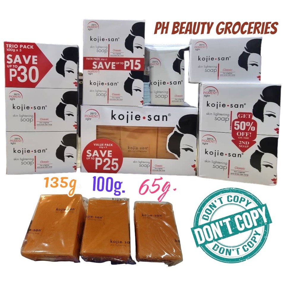Kojiesan Classic Kojic Lightening Soap ( Value Pack Soaps! ) New ...