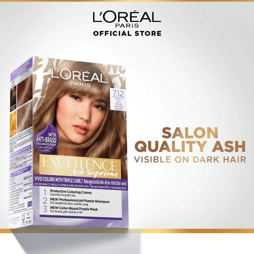 Loreal Paris Excellence Hair Color / Pewarna Rambut 1 Box | Shopee Malaysia