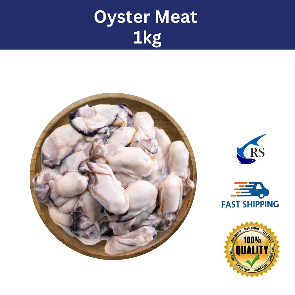 IQF Premium Quality Oyster Meat (1kg) Kulit Tiram Kulit Kerang 生蚝肉 ...