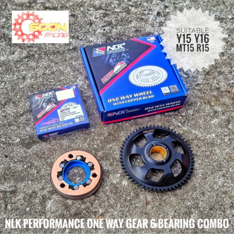 NLK PERFORMANCE Y15 Y16 V4+ COMBO ONE WAY BEARING STARTER WHEEL COOPER ...
