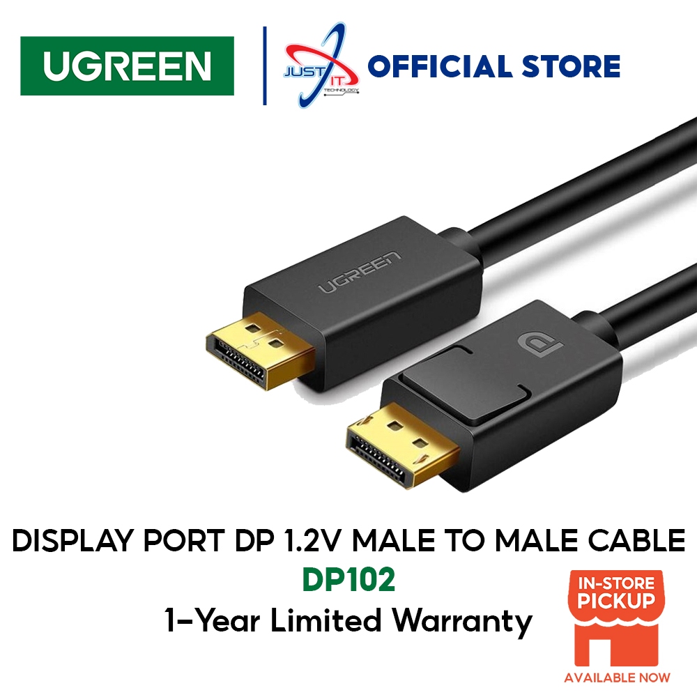 UGREEN Display Port Male To Male Cable (1.5m/2m/3m) DP102-10211/DP102-10212/DP102-10245 | Shopee ...