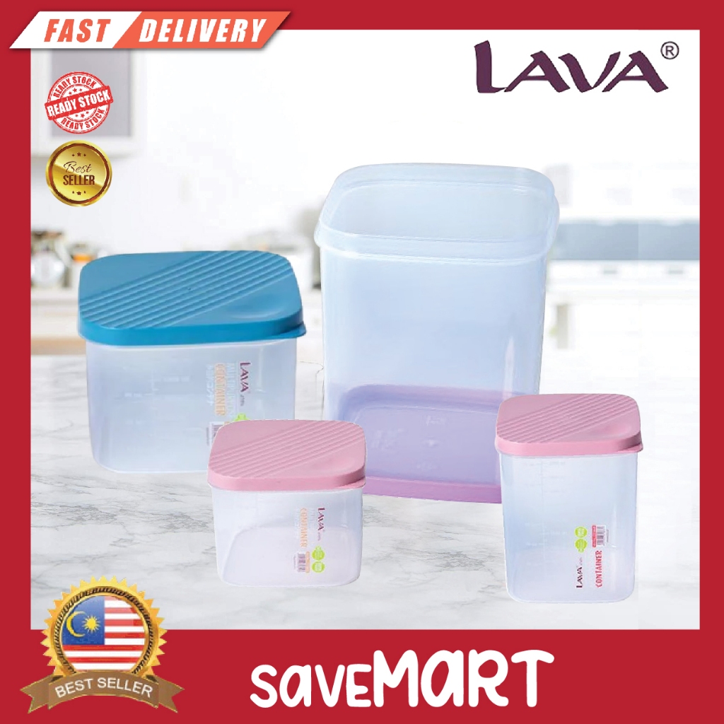 LAVA Multipurpose Container with Scale Air Tight Food Storage / Bekas ...