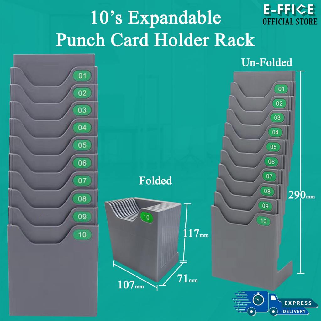 Effice Depot - 5s / 10s / 24s / 50s Slot Time Recorder Punch Card Rack ...