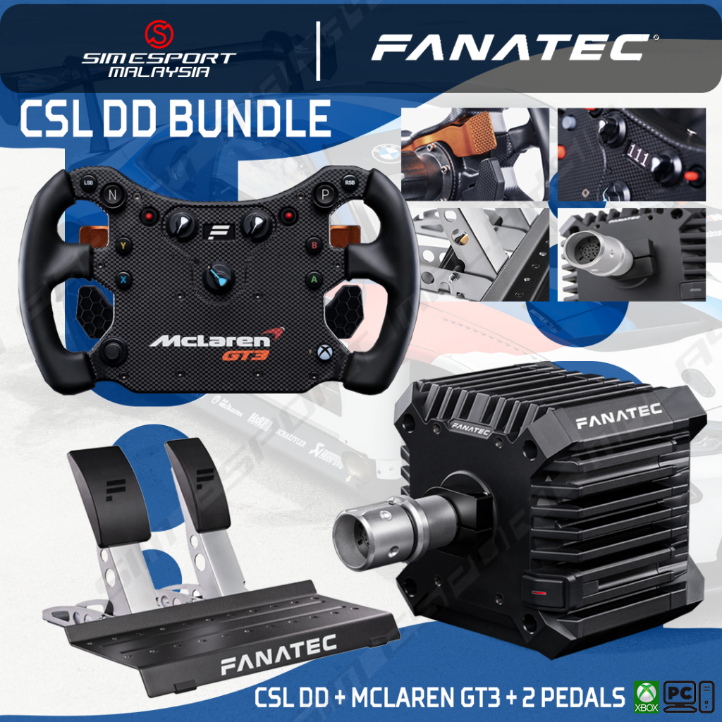 Fanatec | GT DD PRO | CSL DD | Bundle | Shopee Malaysia