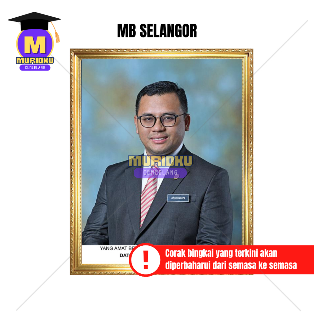 [READY STOCK] Bingkai Potret ,Poster / Gambar Percuma AGONG /PERMAISURI ...