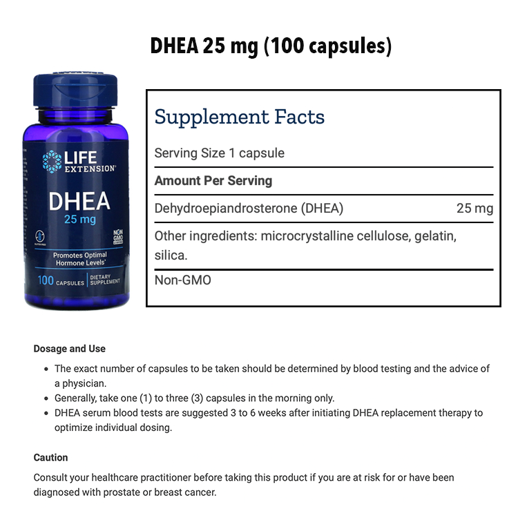 Life Extension DHEA l Super Omega 3 l Krill & Astaxanthin l Liquid ...