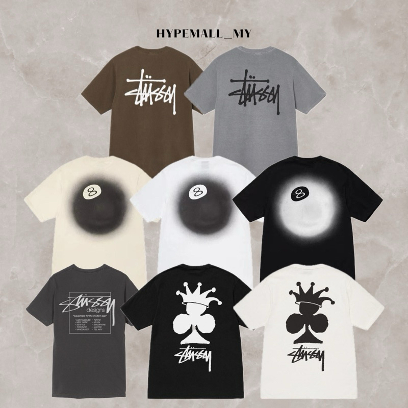 [100% Original] Stussy Graphic Tee Collection 17 (Basic Stussy Coffee ...