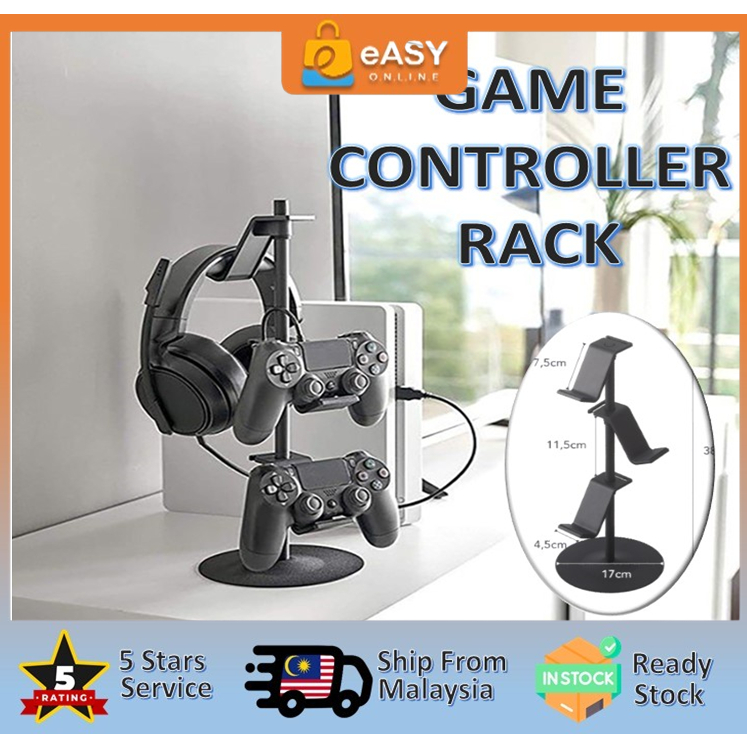 LOCAL 3/4 Tier Game Console Controller Stand Headphone Holder Hanger ...