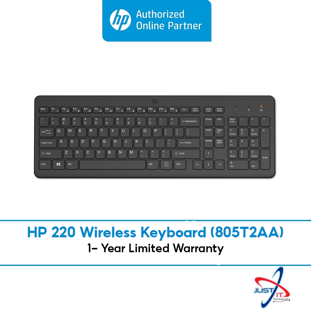 HP 220 WIRELESS KEYBOARD (805T2AA) | Shopee Malaysia