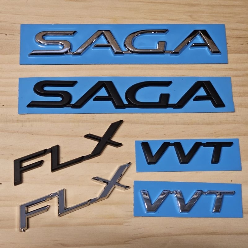 SAGA Emblem Logo Sticker Proton Saga Flx Saga VVT car emblems logo ...